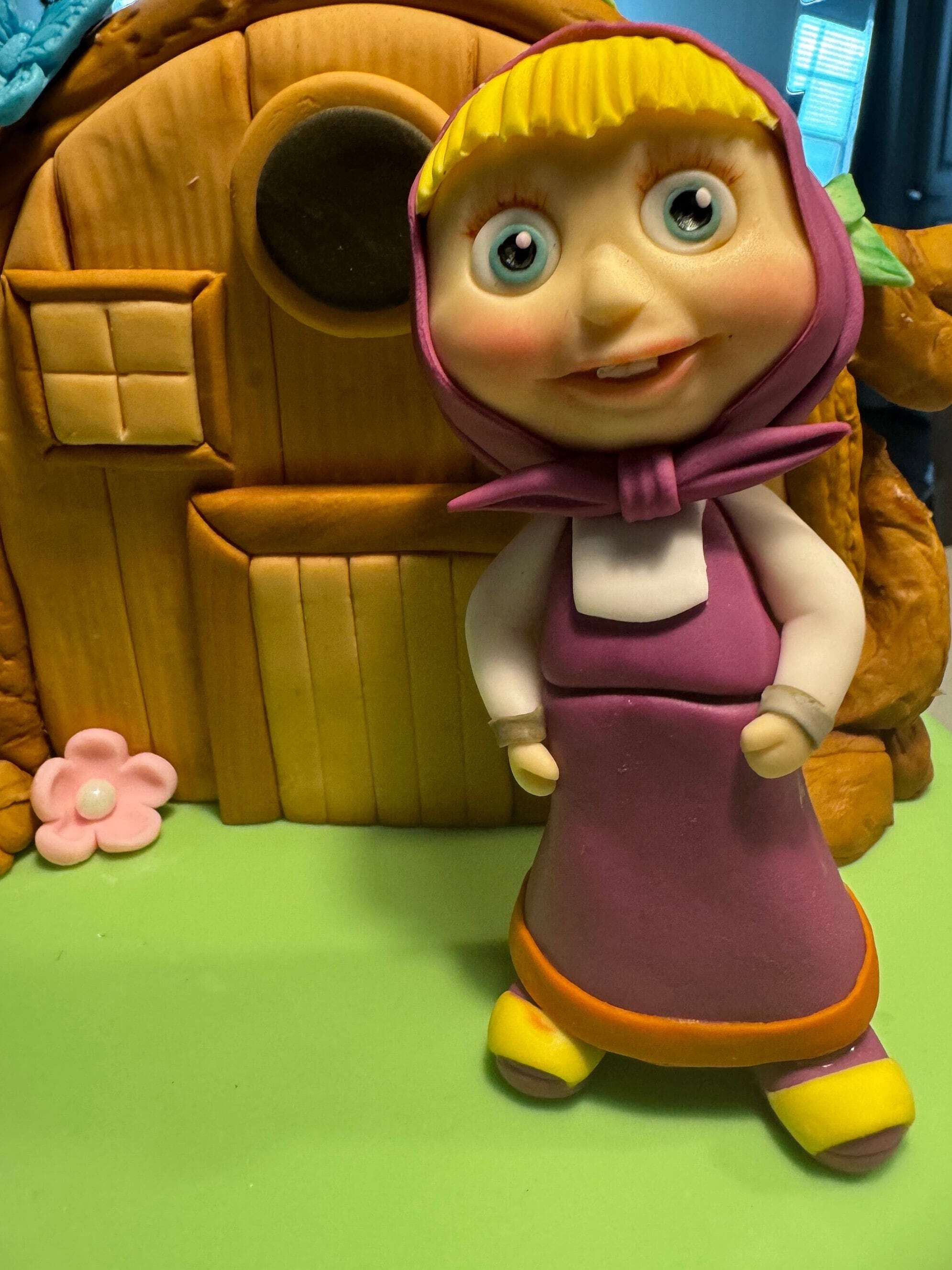 Masha and The Bear Cake topper edible, Topper Set Birthday, Cake Topper First Birthday, edible ...